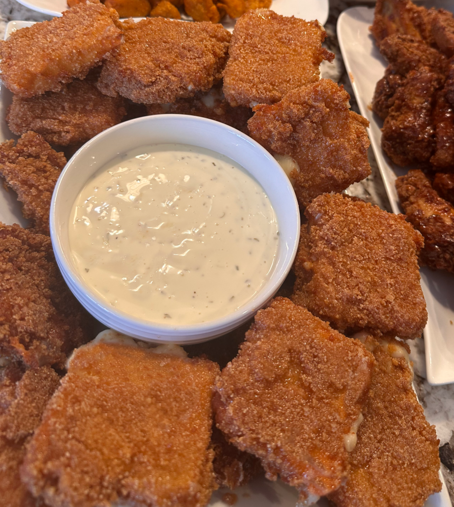 Cold-Smoked Mozzarella Sticks with Maple Honey Habanero Glaze - Yonedas ...